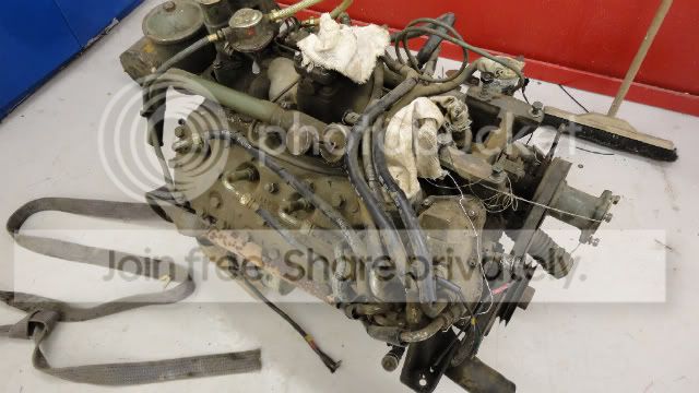 My new military french flathead will be converted to a Hot Rod engine ...