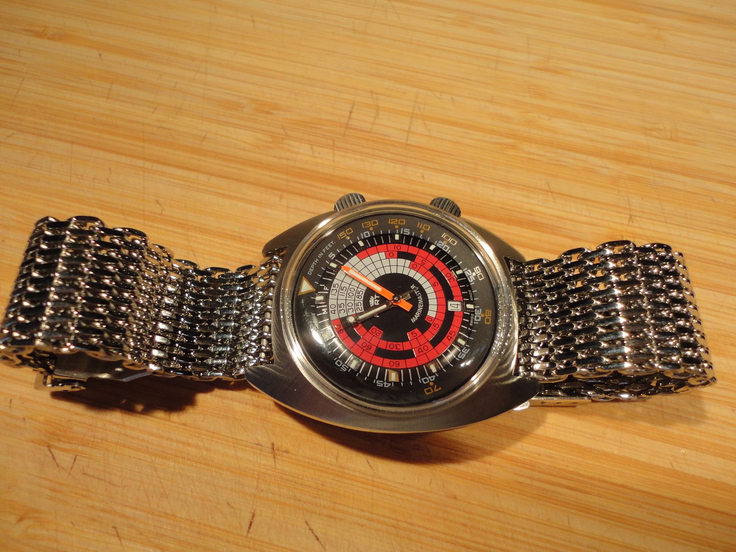 Sold-ULTRA RARE Fortis Marinemaster Super Compressor 42mm Vintage-FULL ...